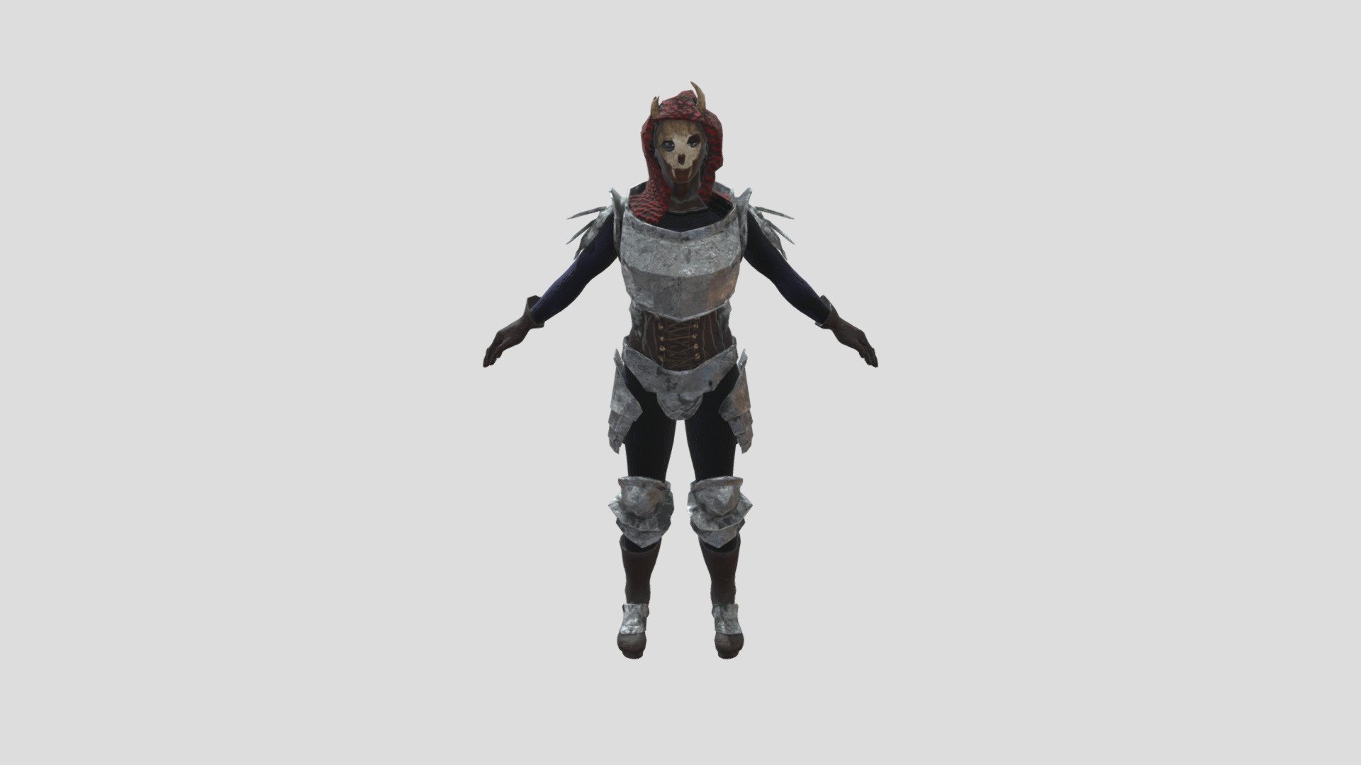 Barbera The Warrior - 3D model by Jan_K_Boettcher [20f6c0a] - Sketchfab
