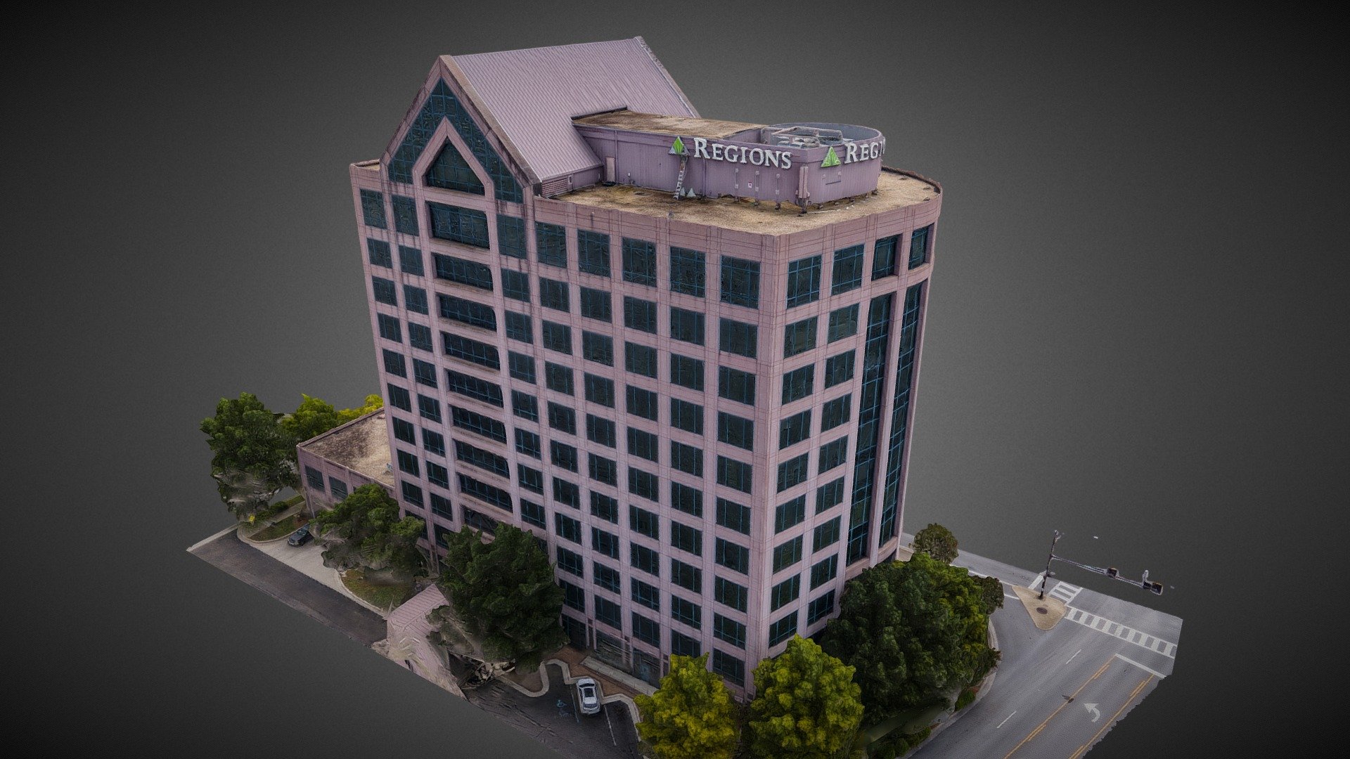 Regions Bank Building - Download Free 3D model by johnnokomis [20f73c9] - Sketchfab