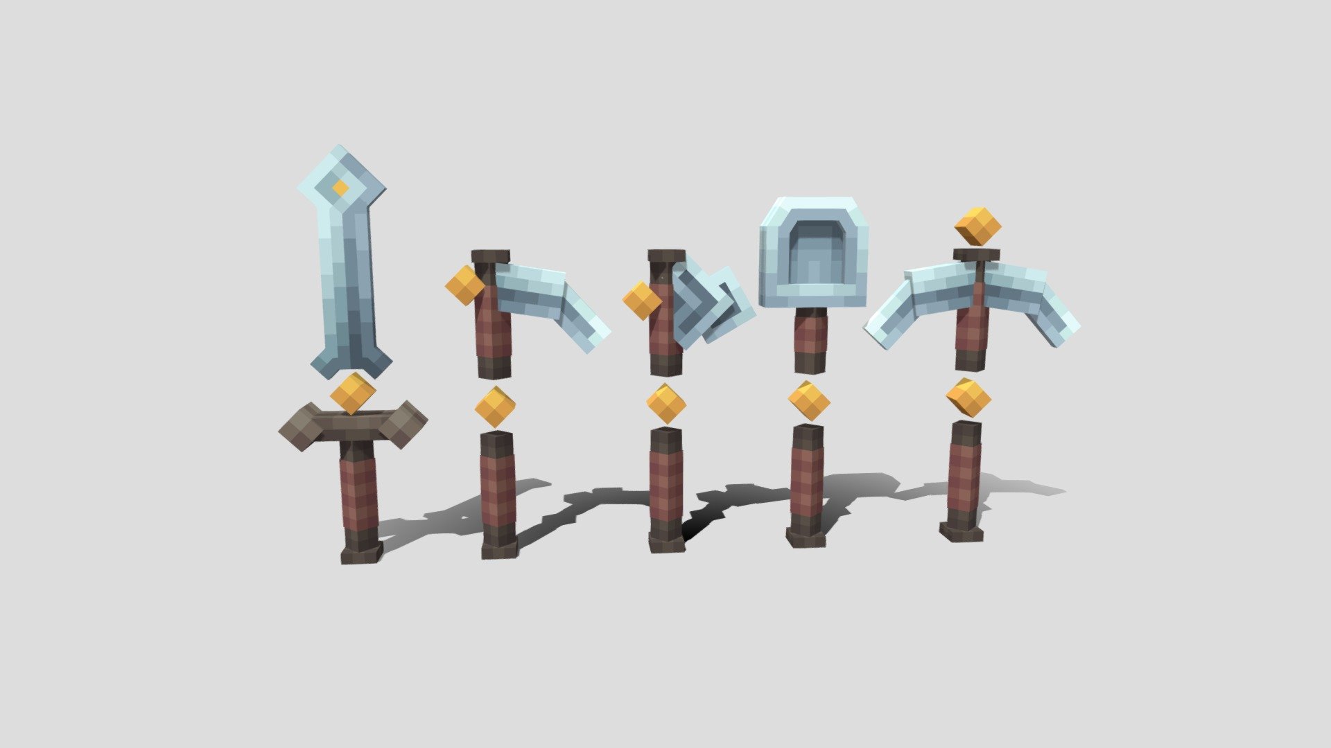 Tools Set - 3D model by RealJoshMC [20f8094] - Sketchfab