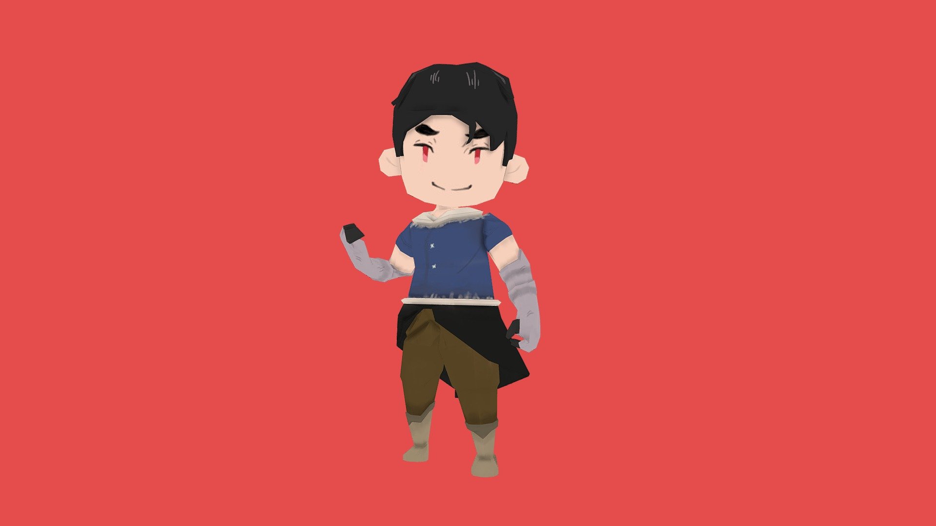 Brawler - Low Poly Figure - Buy Royalty Free 3D model by PolyDood ...