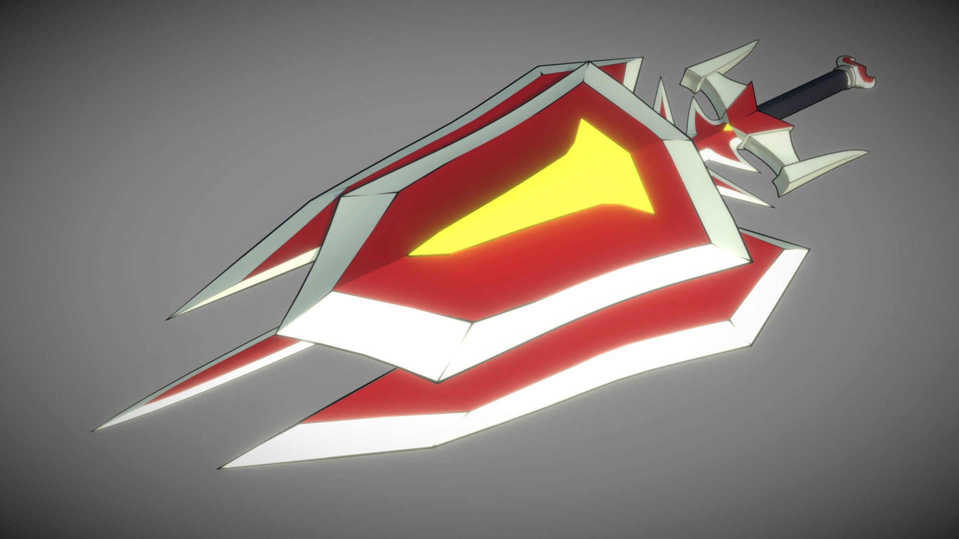 Crimson Sword&Shield - 3D model by satosoujirou (@Sato.Soujirou ...