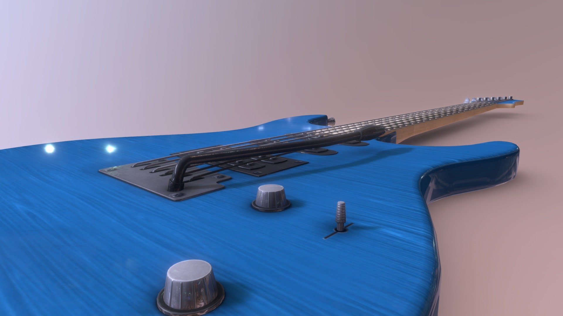3D Electric Guitar - 3D model by Kailash H Kanojia (@KailashHKanojia ...