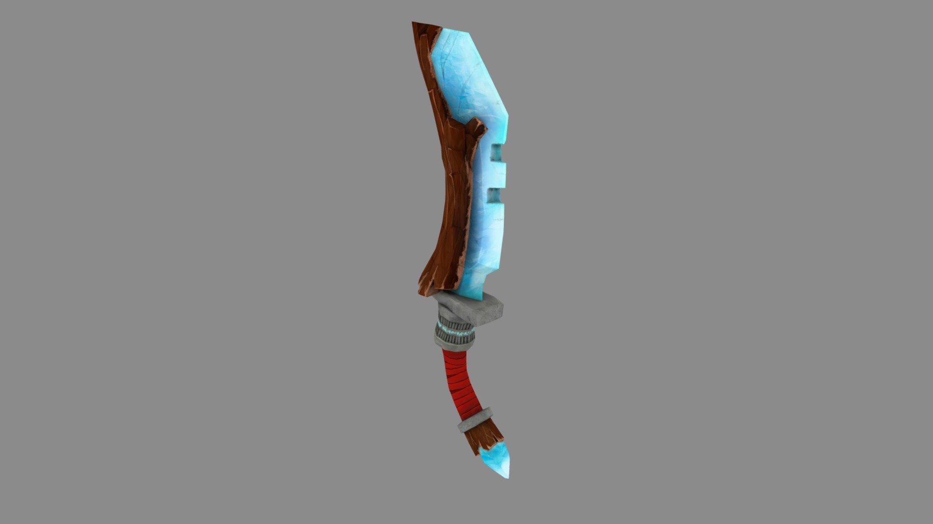 Crystal Dagger (Colored in) - Download Free 3D model by Ioannis ...