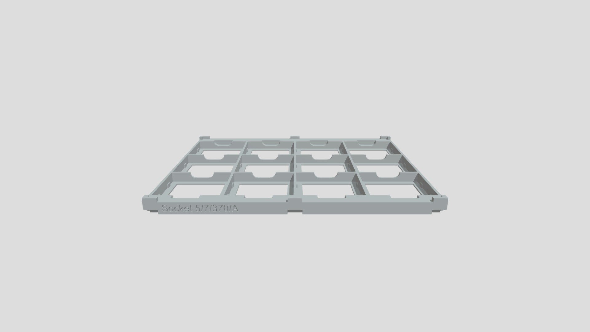 Socket 7 Tray 12pcs 210-180 - Download Free 3D model by Nano17211 ...