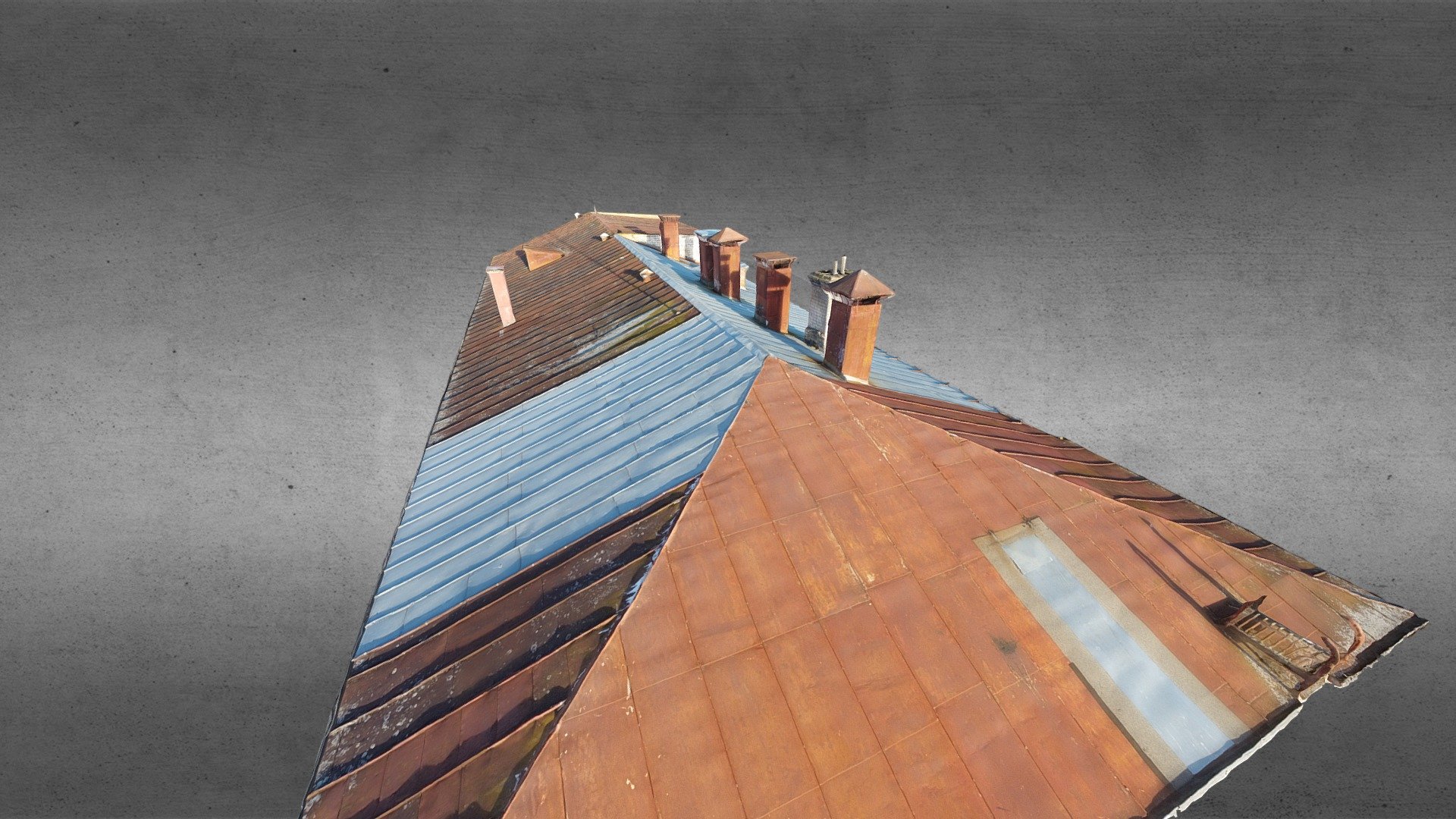 Just a metal roof for your project - Download Free 3D model by ...