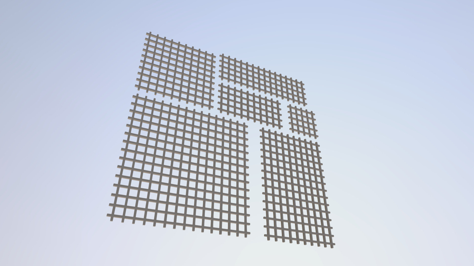 Industrial Design 3d Grid