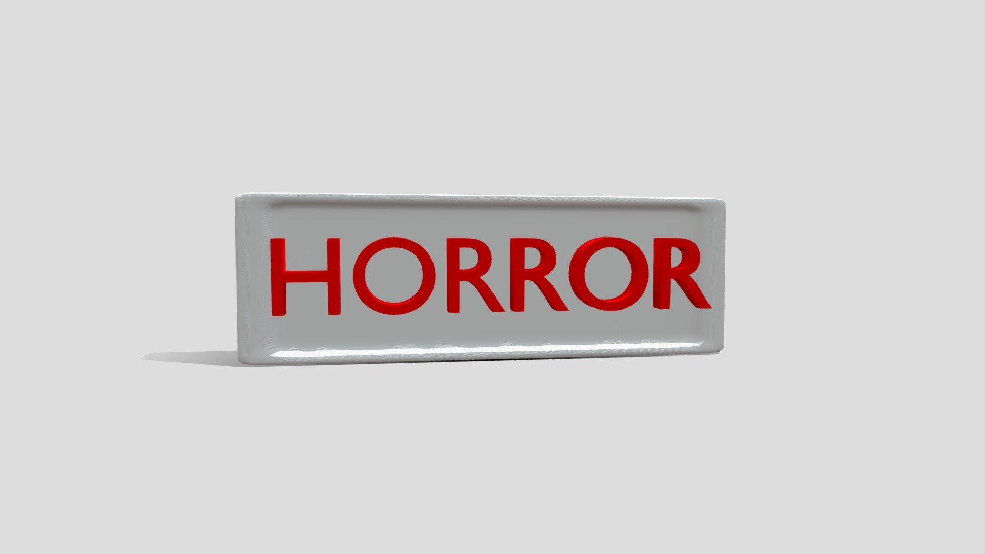 sign-for-horror - Download Free 3D model by mama2three123 [20fccb8 ...