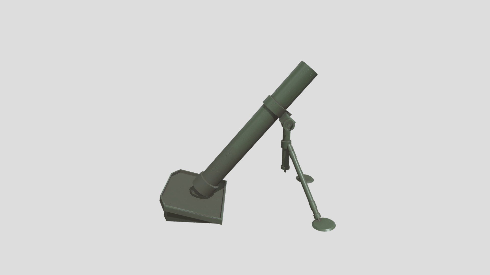 Ww2-mortar - Download Free 3D model by Ara_my45yt [20ff1ac] - Sketchfab