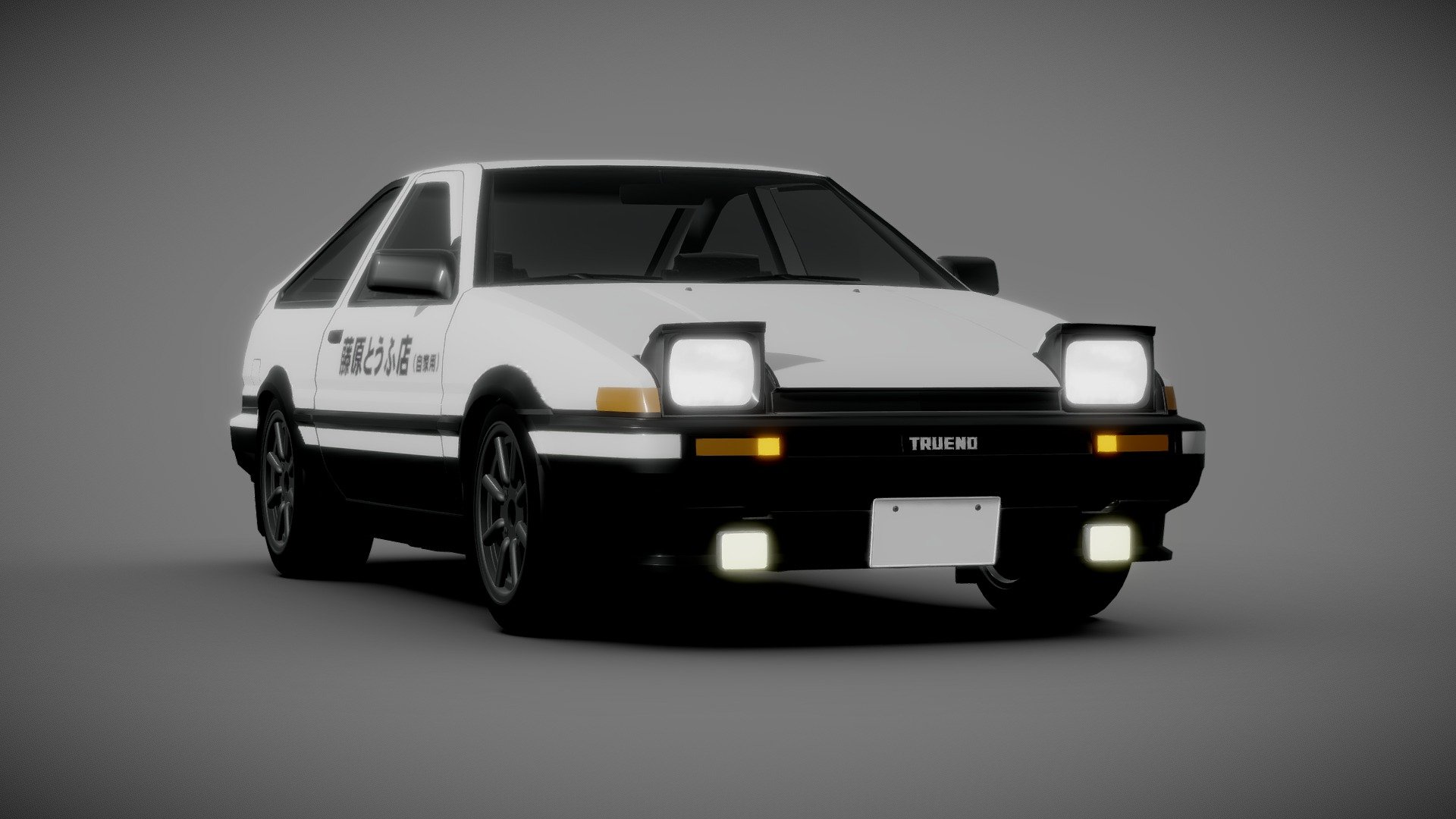 AE86 Stage 1 (Initial D) - 3D model by AMG MODS (@Gabe3Dmoder) [210080d] - Sketchfab