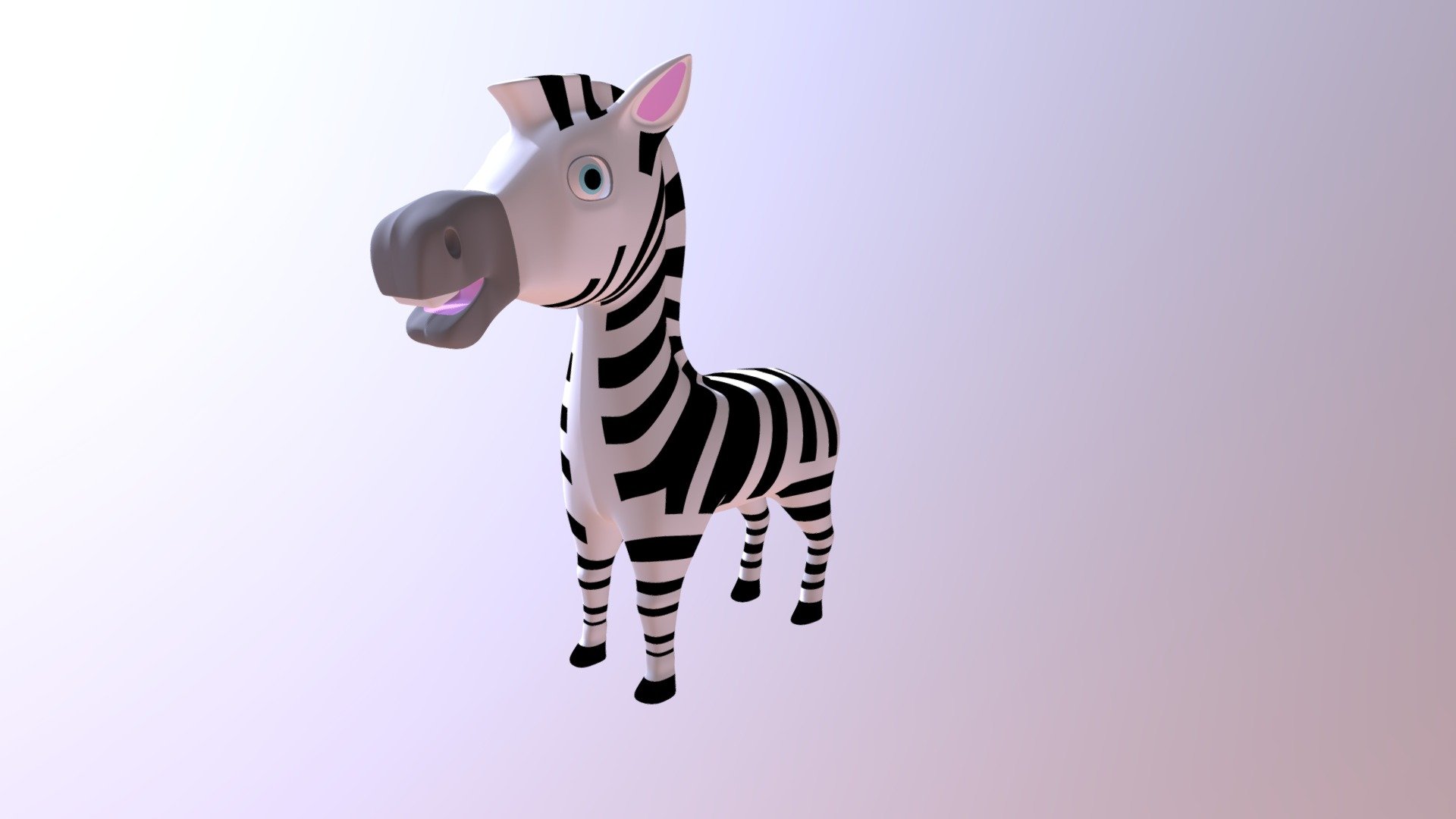 Zebra - 3D model by Naphat.Bankkok (@Naphat.Ariyathanathon) [2100b12 ...