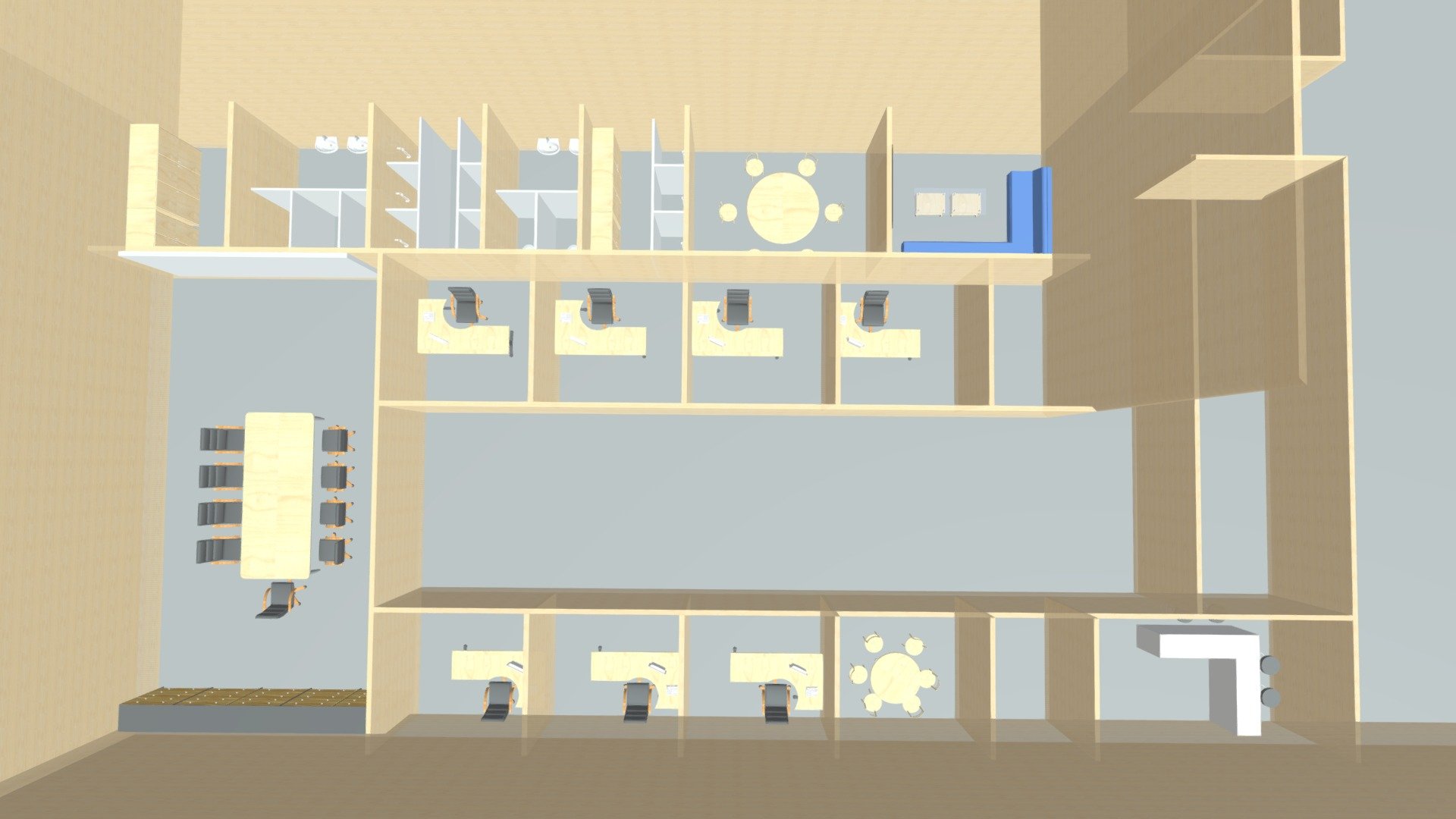 CLT Production Hall Plan v.3 - Download Free 3D model by Vlad ...