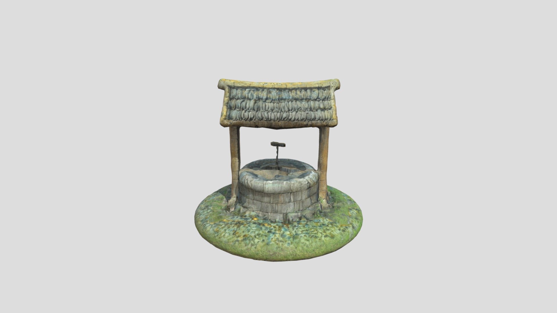 An old stone cursed well 3D - Buy Royalty Free 3D model by ...