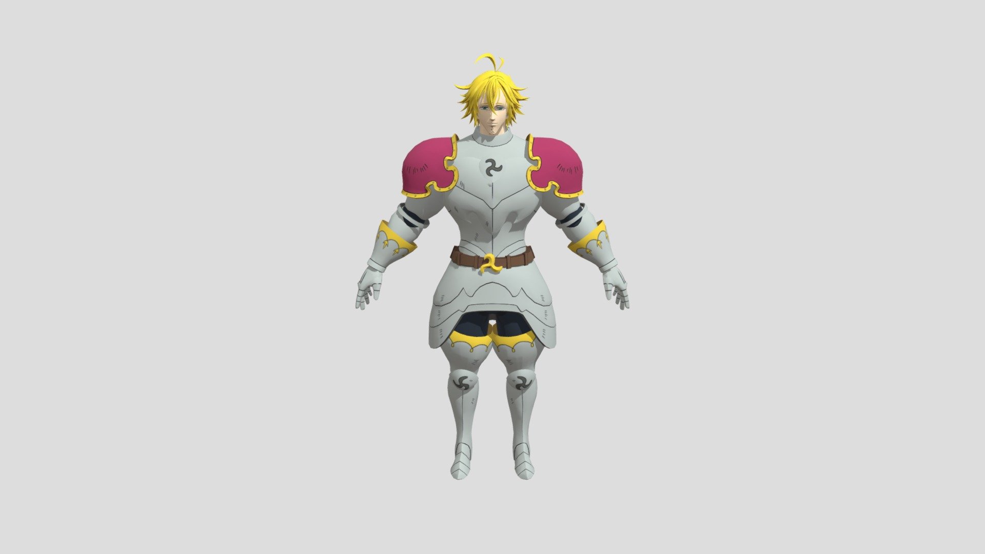 Meliodas Adulto - Download Free 3D model by GUREN (@ol.serranoromero ...