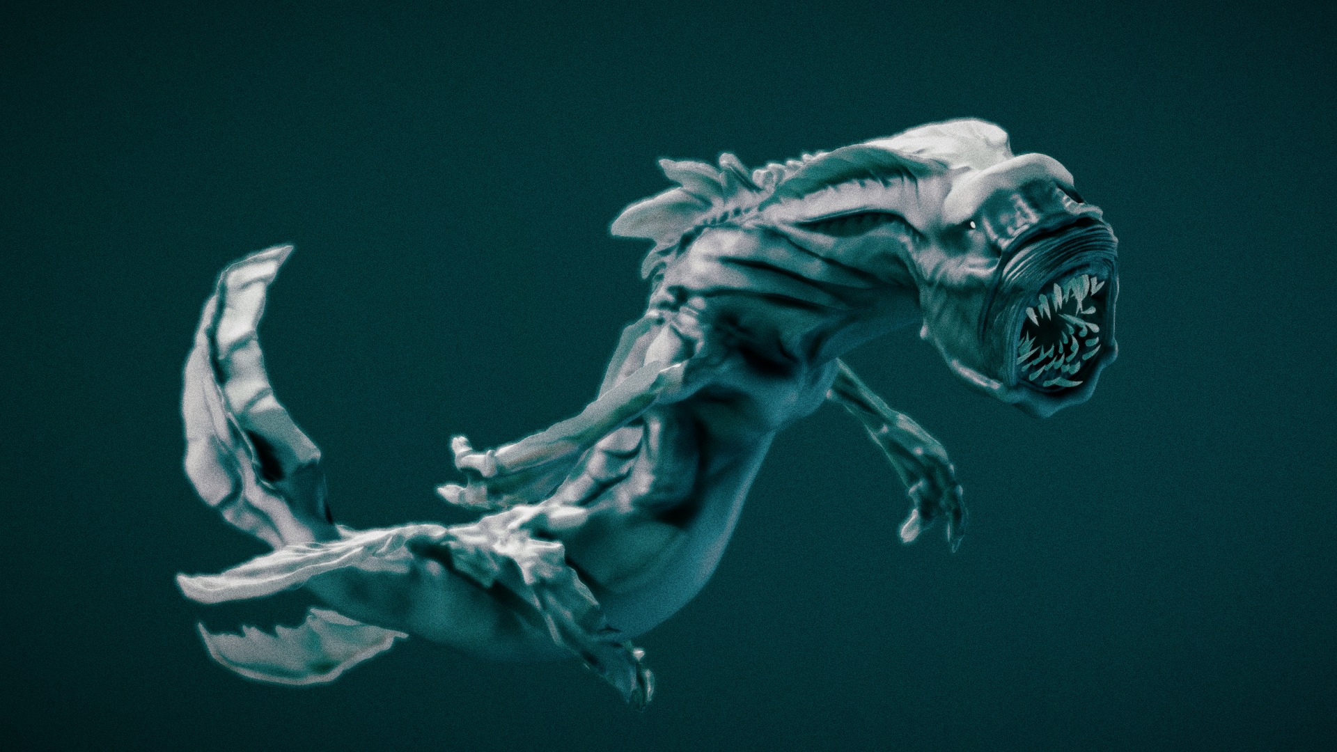 SculptJanuary19 Day01: Beast - Deep Sea - Buy Royalty Free 3D model by ...