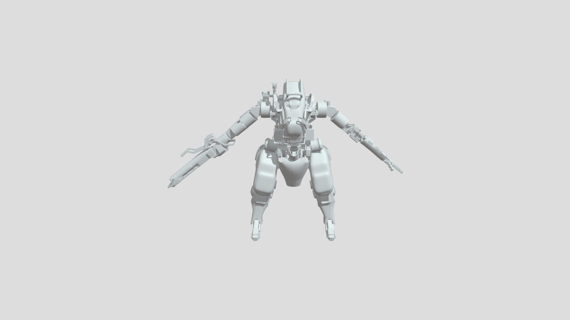 Cinder Mech Robot - 3D model by Ryan Cardona (@RyanCardona) [210676f ...
