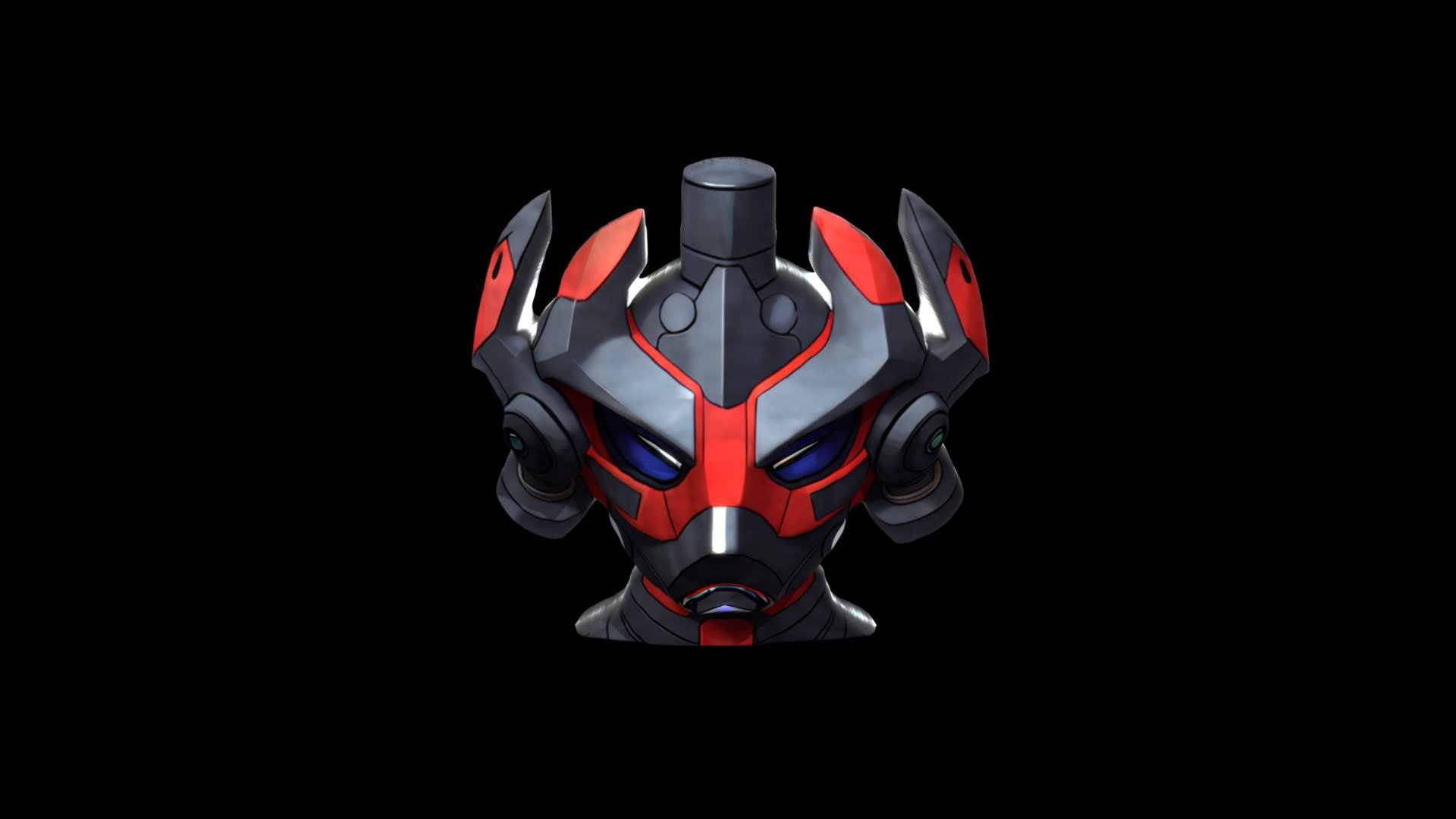 Helmet Mask Robot Cartoon 1573 - Download Free 3D model by klrxyz ...