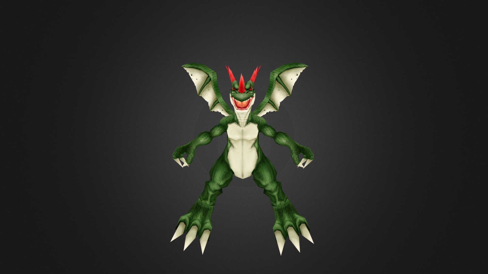 PC Computer - Digimon Masters - Coredramon Green - 3D model by rogarmao ...