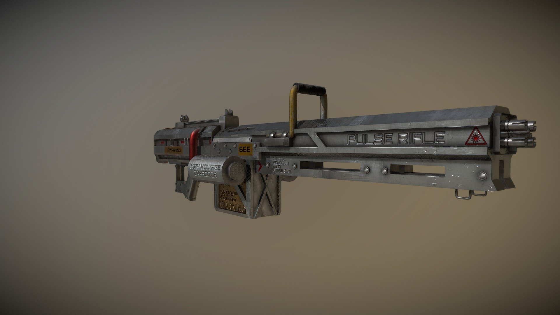 pULSE rIFLE V2 - 3D model by Calvin Parsons (@stgcal10) [210ae44 ...