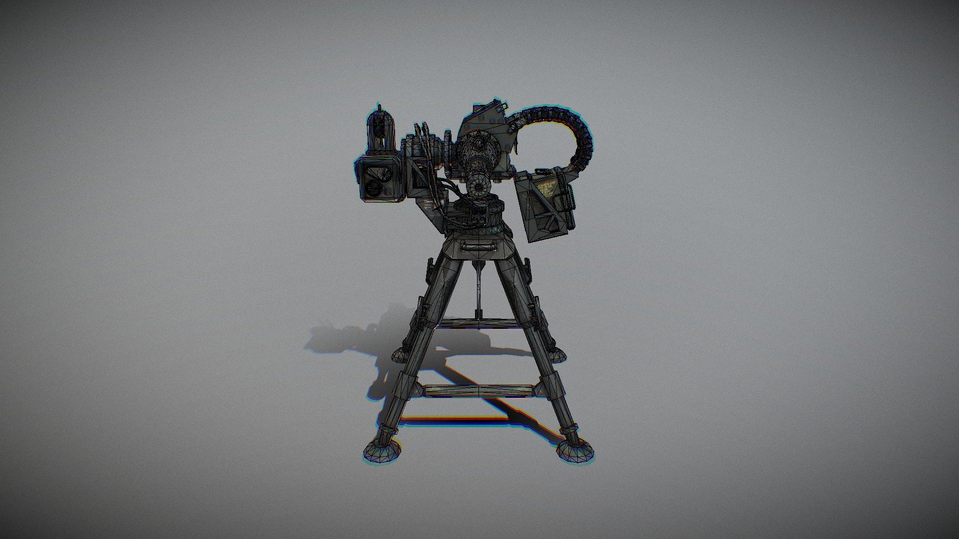 Sentry Chaingun - Download Free 3D model by blackfoxysfmoffical ...