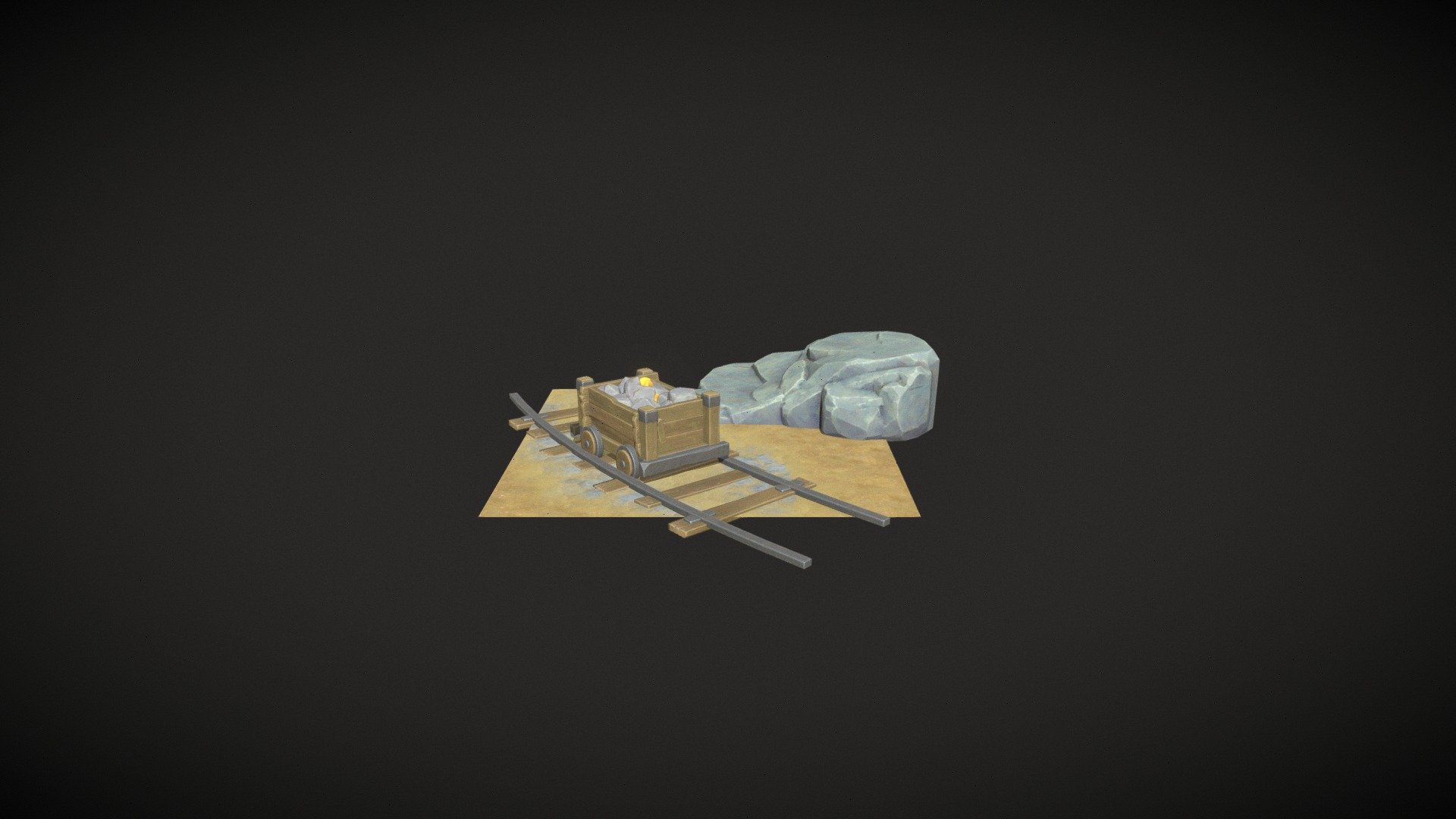MineCart - 3D model by Hooooooooooo (@dll0855) [210bb6e] - Sketchfab