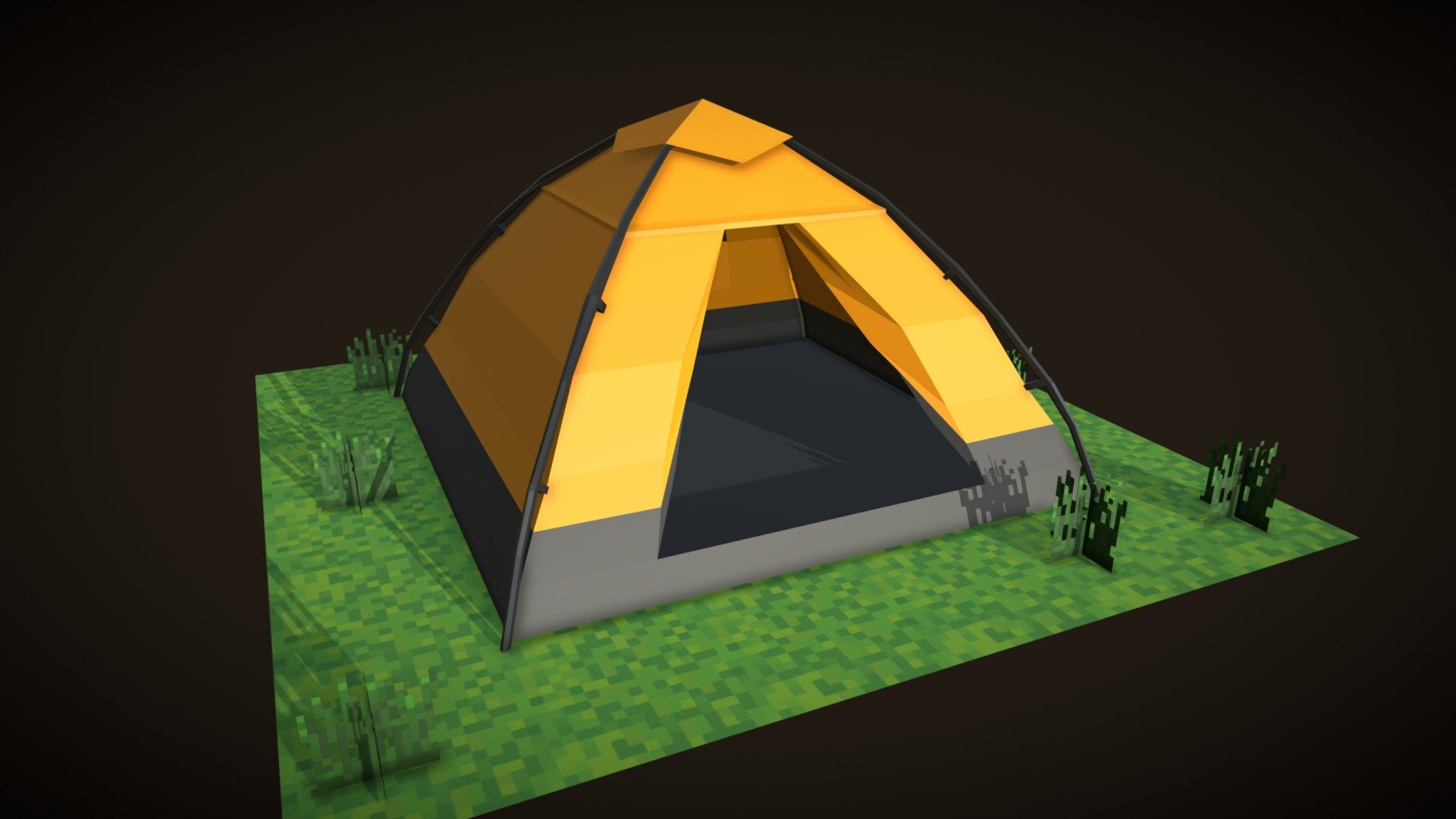Tent - 3D model by Hadrien59 [210bb70] - Sketchfab