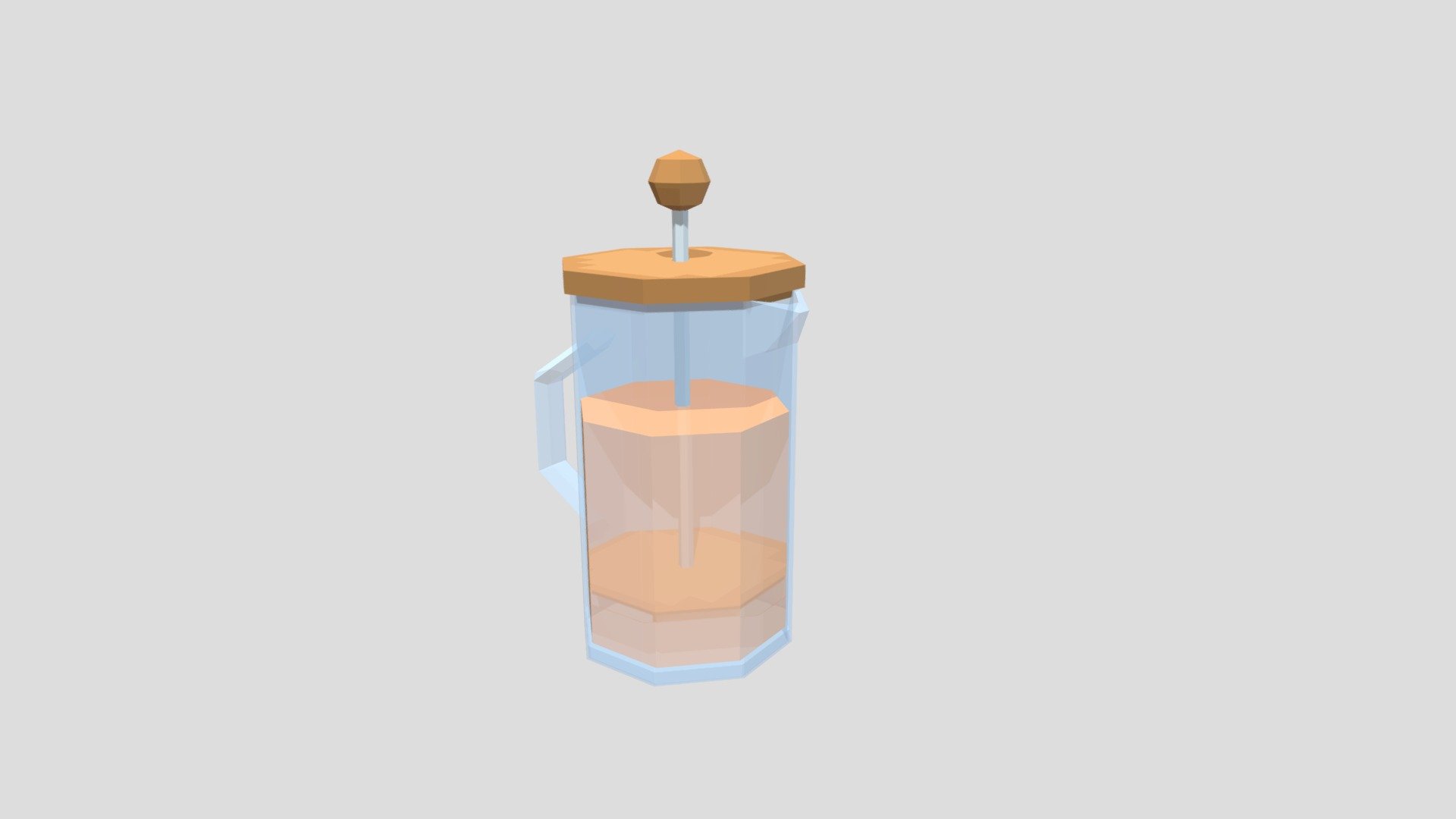 French press - Download Free 3D model by chtholine [210ced3] - Sketchfab