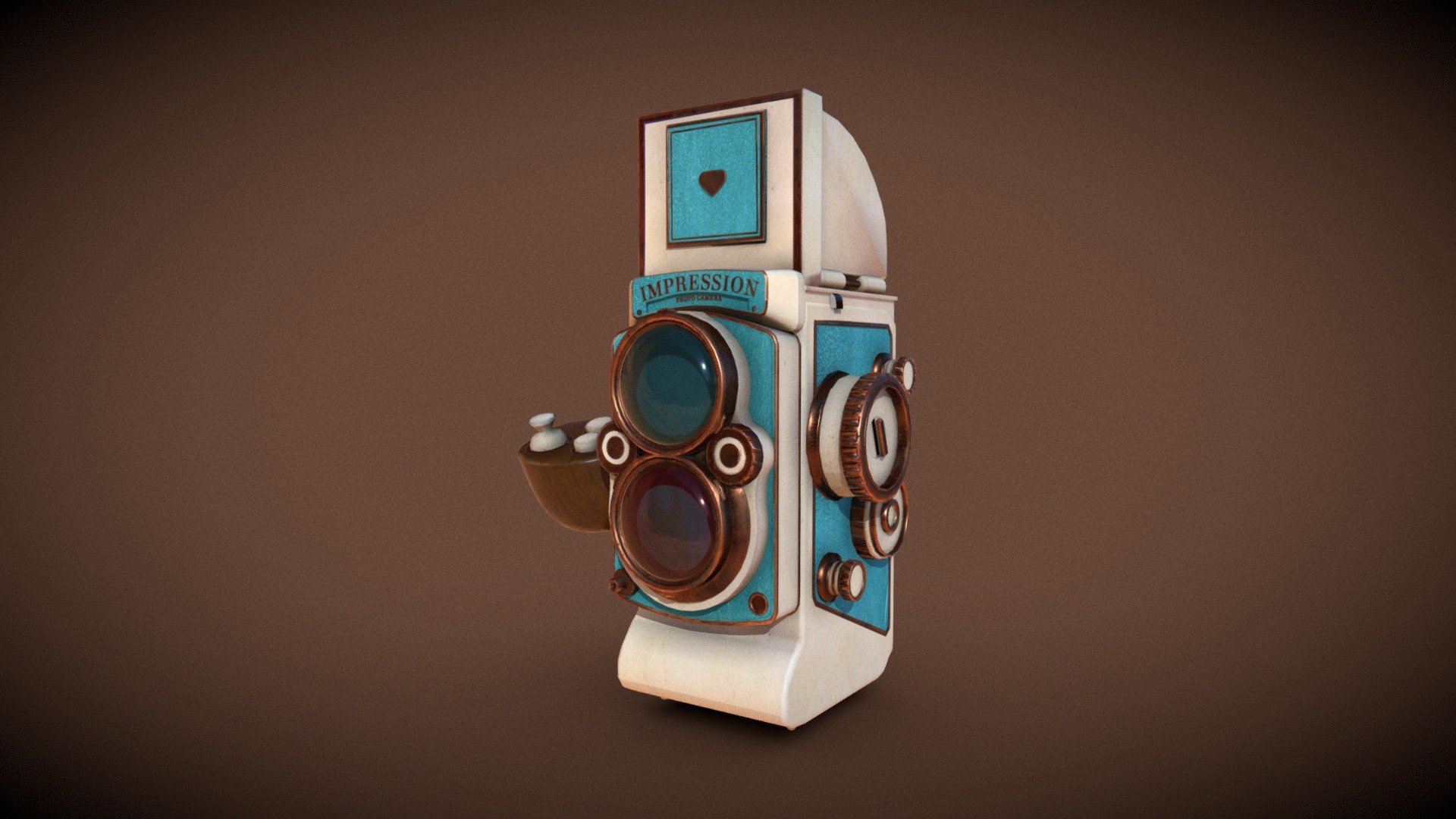 Retro camera VR low poly PBR - 3D model by Julia Nut (@xomy4la.ne ...