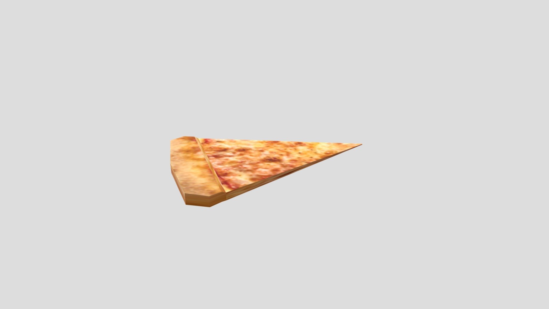 Low Poly Slice of Cheese Pizza - Download Free 3D model by zhya ...