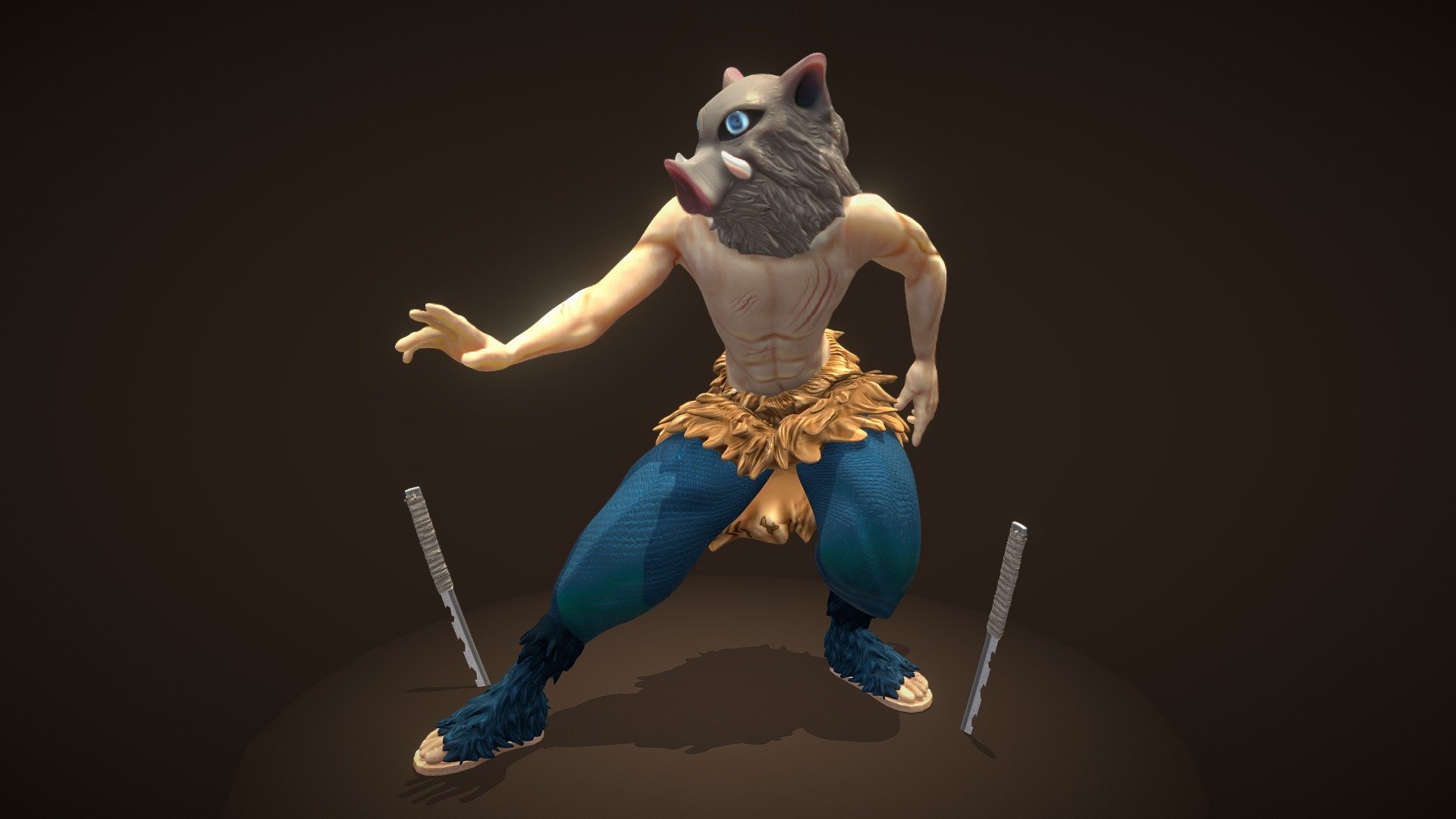Inosuke Hashibira - Download Free 3D model by CriisMora [210e46a ...