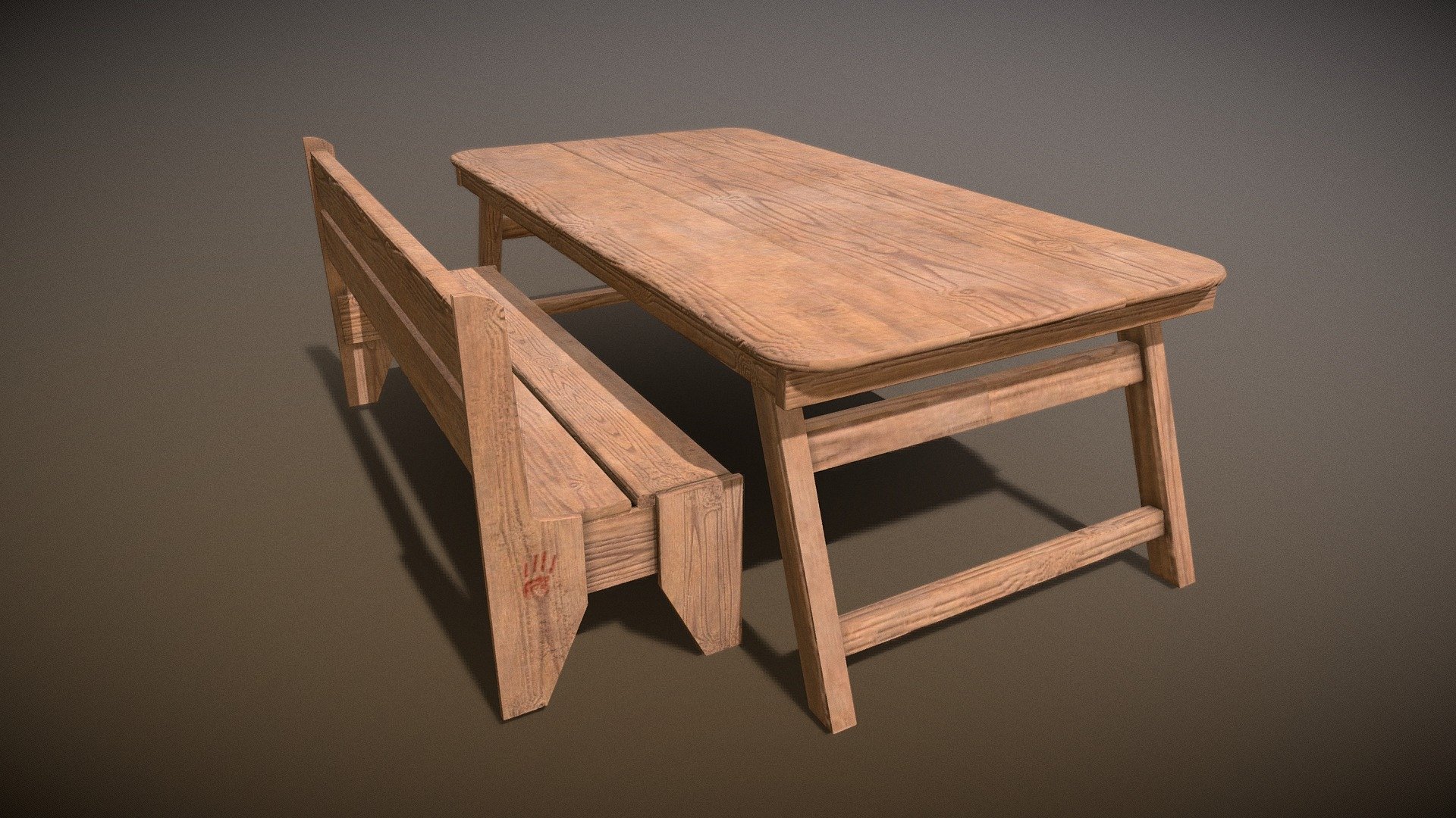 farm table - Download Free 3D model by MakarovGreenBird ...