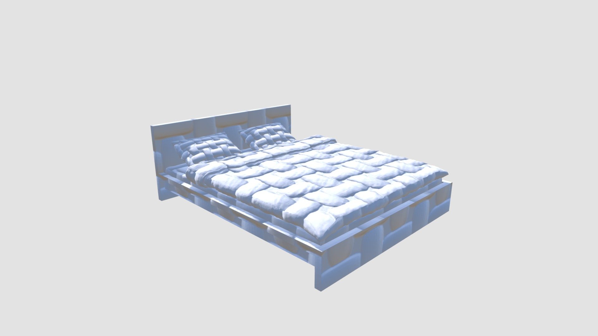 Bed Buy Royalty Free 3d Model By Evermotion [210f9bf] Sketchfab Store