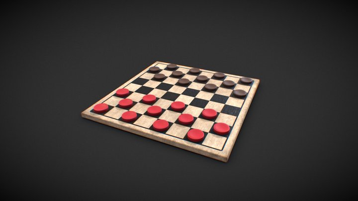 Checkers 3D models - Sketchfab