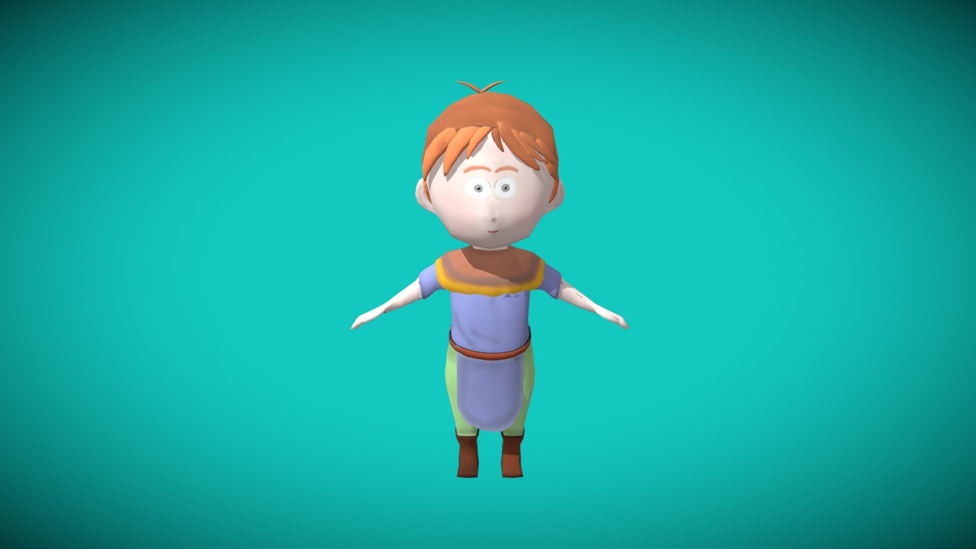 My First Low Poly Character - Download Free 3D model by GuiBDBello ...