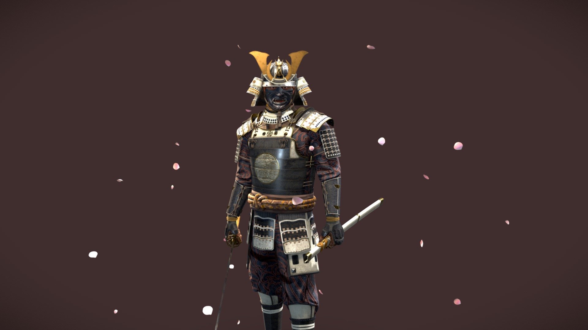 Samurai - 3D model by Rob Allen (@roba) [2112c24] - Sketchfab