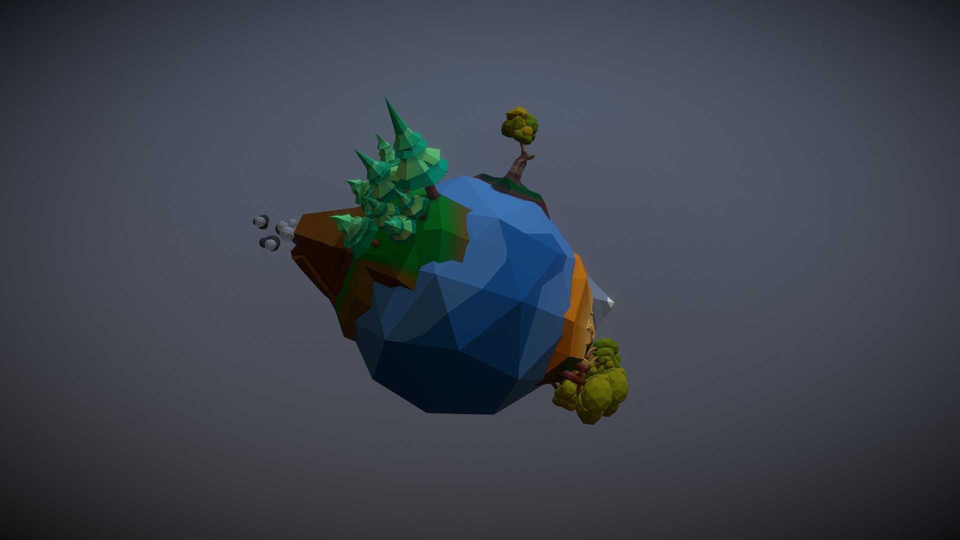 Mini planet - 3D model by Ergoni [211373f] - Sketchfab