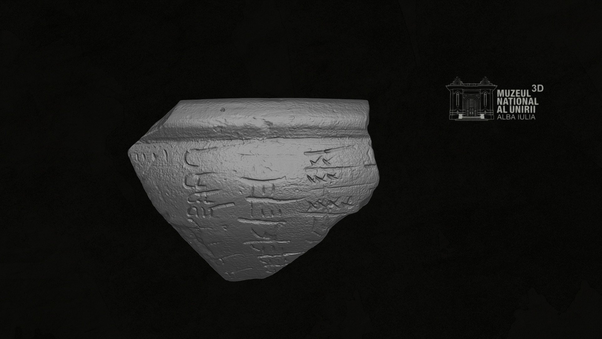 Roman numerals - 3D model by Muzeul Național al Unirii Alba Iulia ...