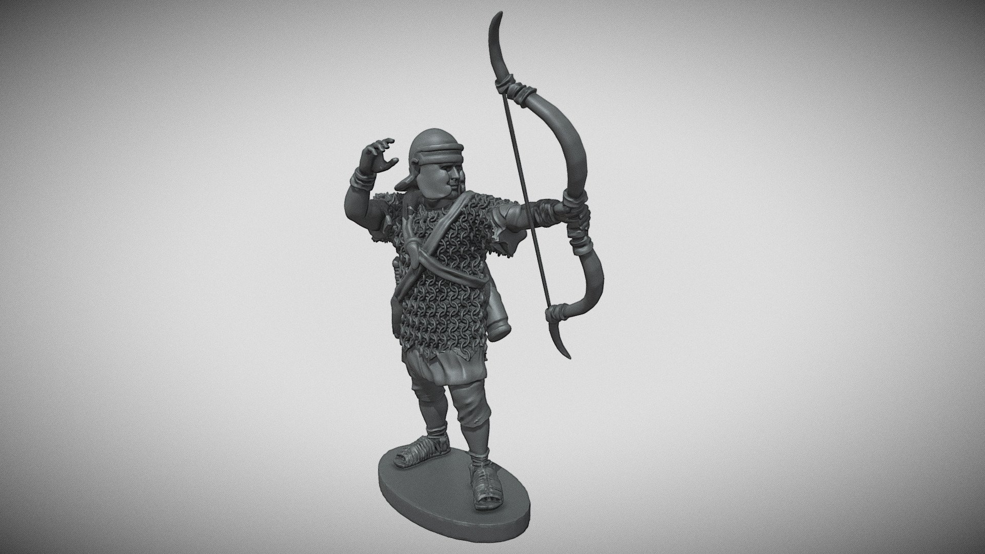 Roman archer for Saga wargame - Download Free 3D model by AQUILA ...