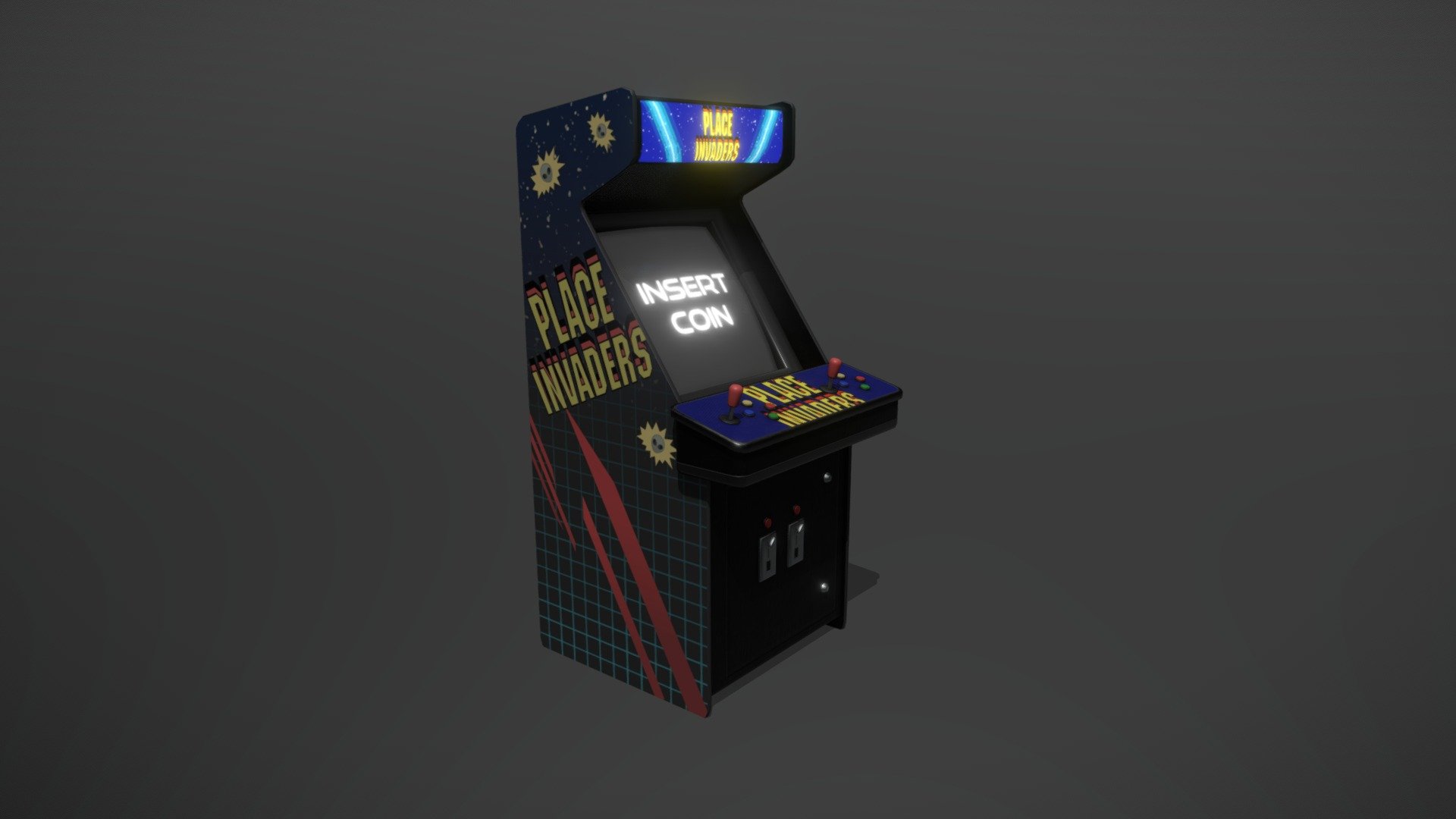 Arcade Machine - 3D model by Reactant [21182c0] - Sketchfab