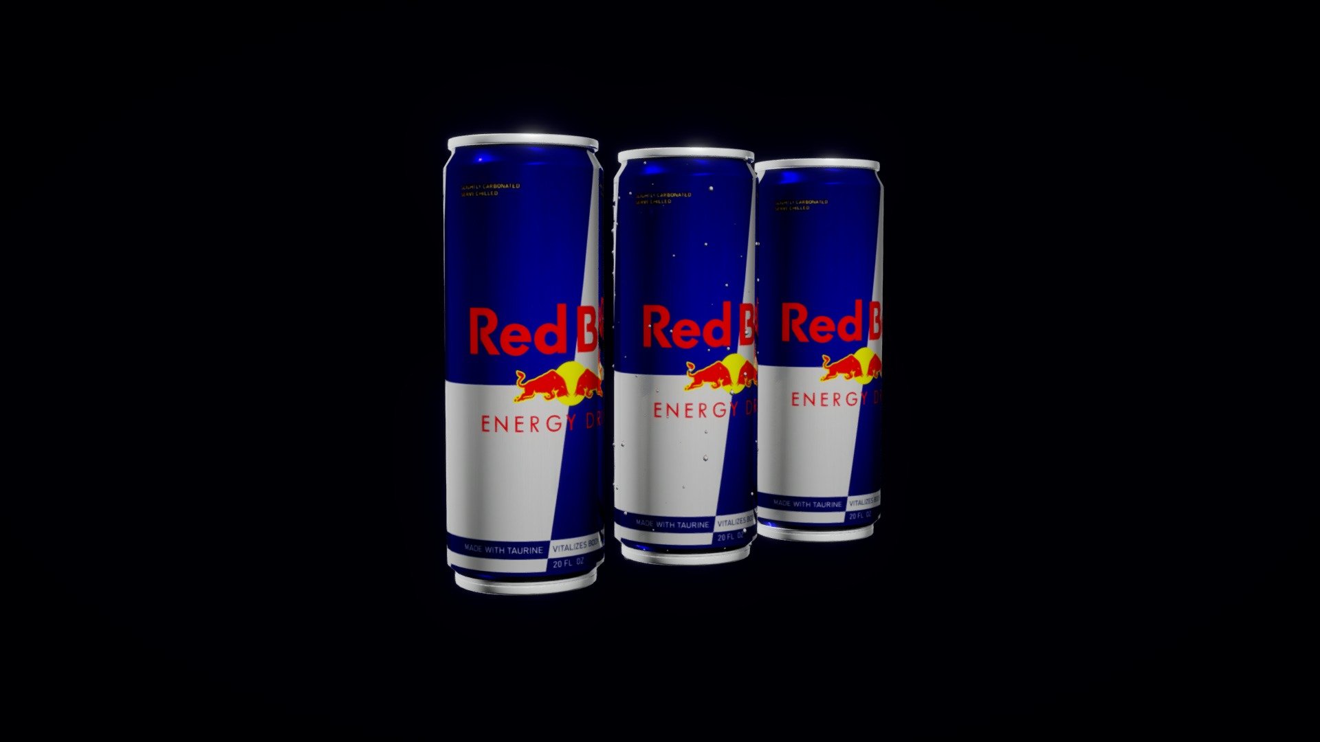 Red Bull Cans - Low and Highpoly - Download Free 3D model by kvden ...