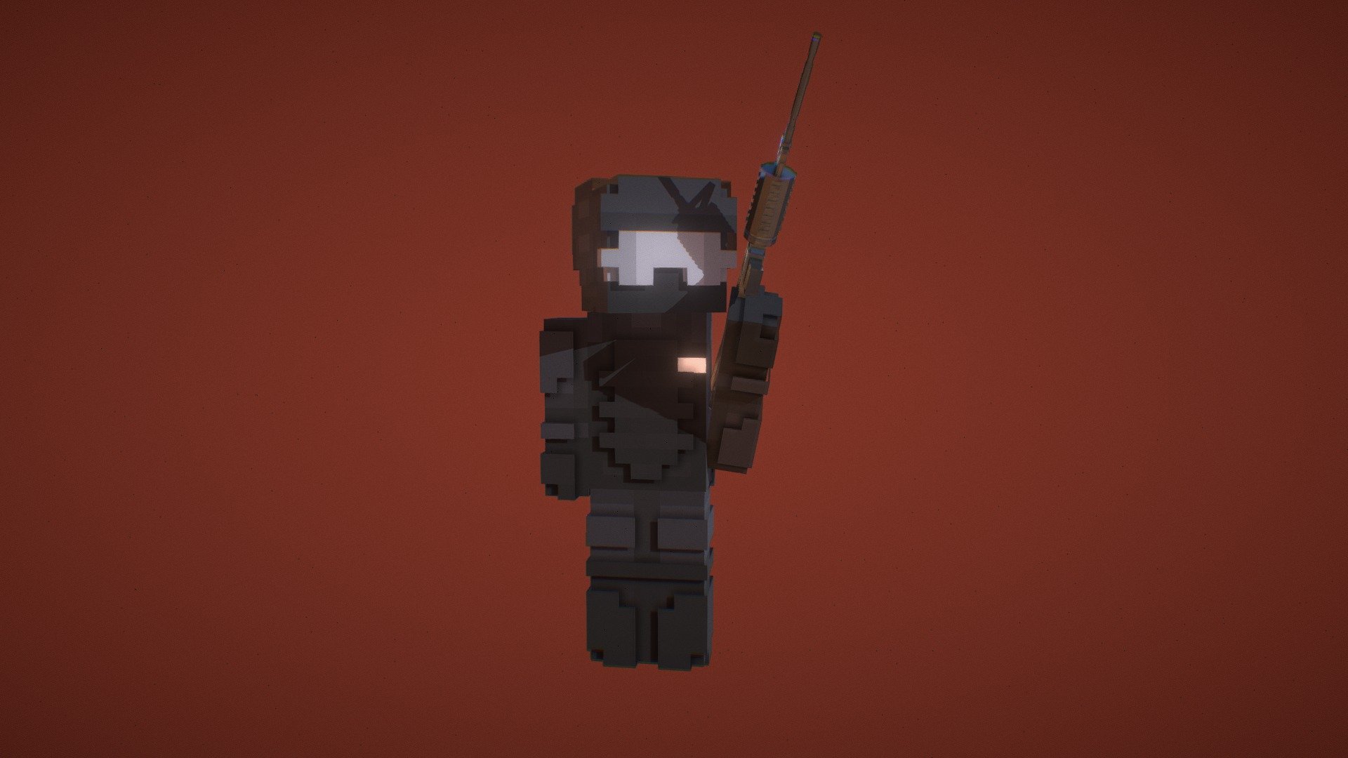 M4 dude - 3D model by tzwu (@d.pyshnyk) [211bfdb] - Sketchfab