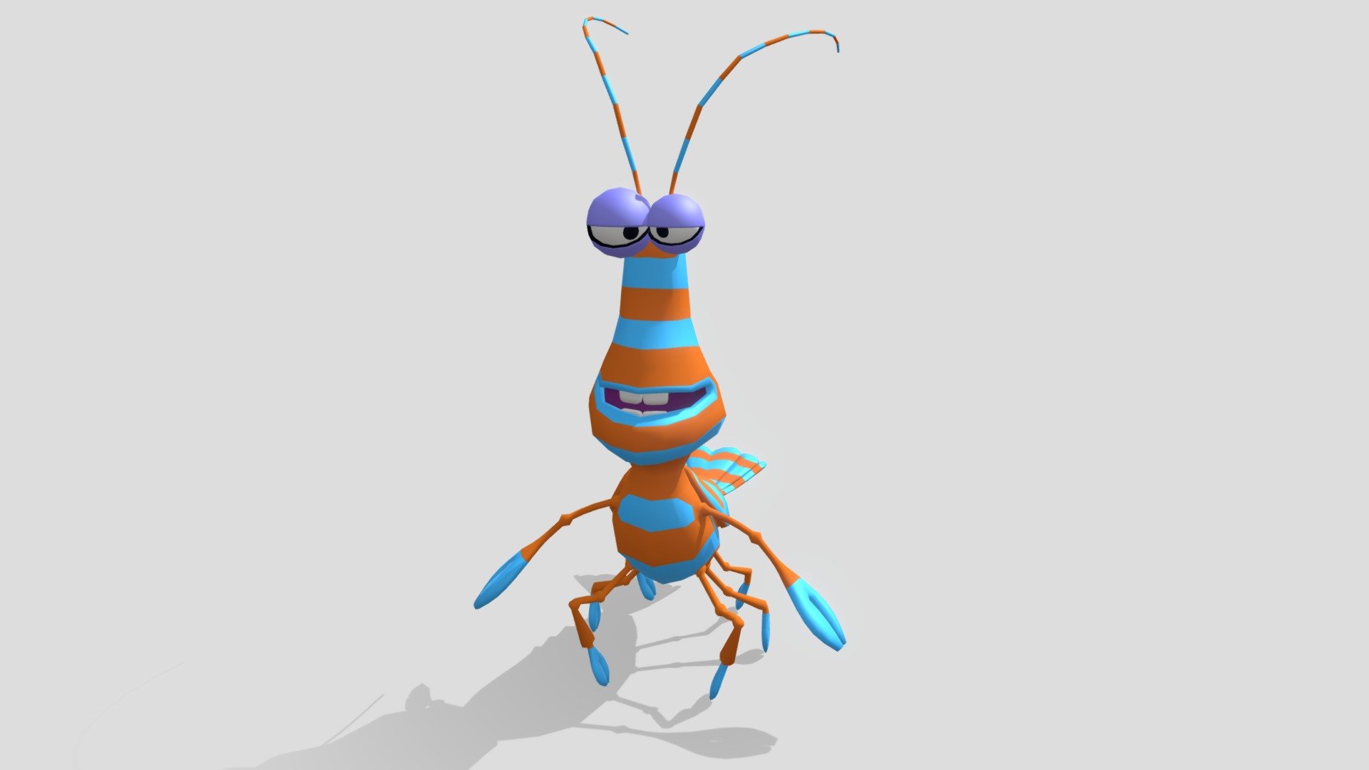 shrimpy - Buy Royalty Free 3D model by NatalieV [211c867] - Sketchfab Store