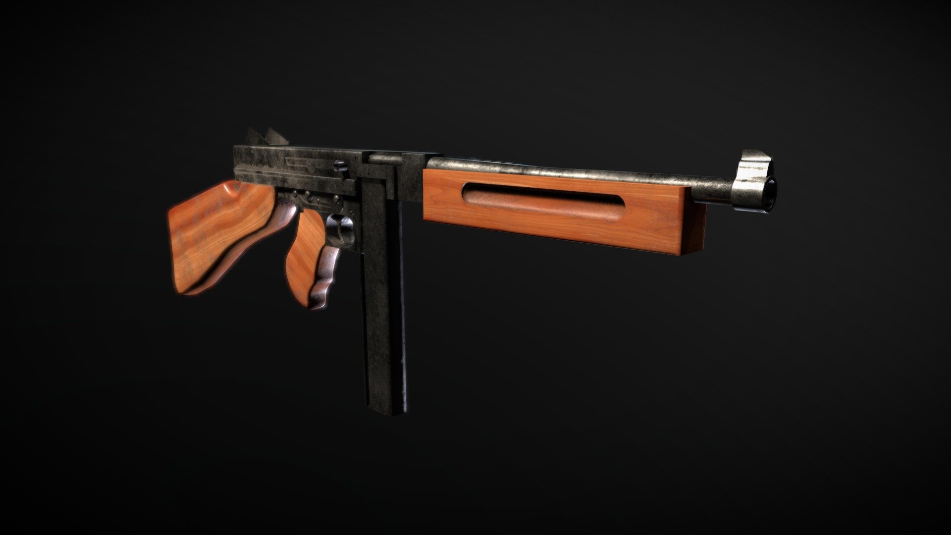 M1A1 Thompson - 3D model by Harra [211d3e4] - Sketchfab