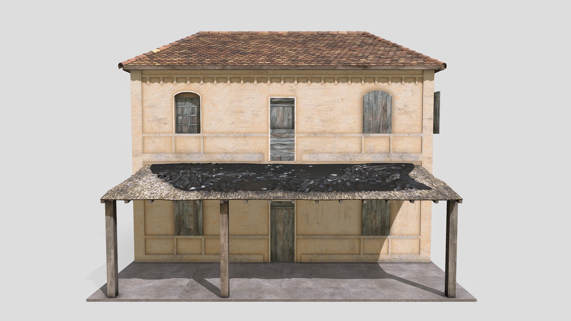 Colonial House - Buy Royalty Free 3D model by Sengchor [211d759 ...