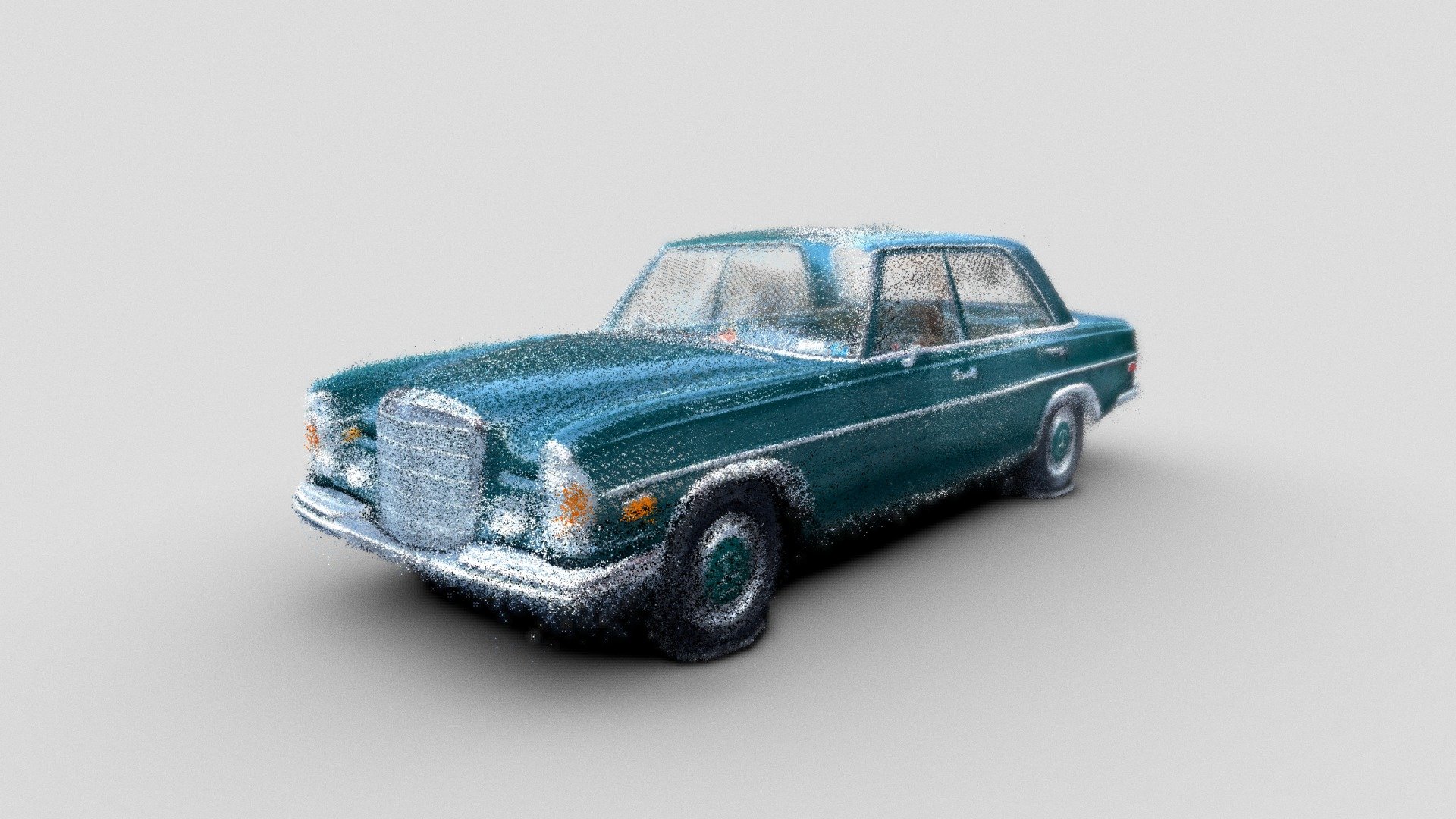Day 105: Green Mercedes - Download Free 3D model by alban [211dbca ...