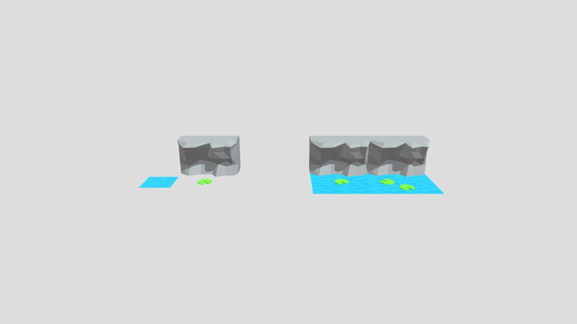 Modular pond assets - Download Free 3D model by oscargao2004 [211de10 ...