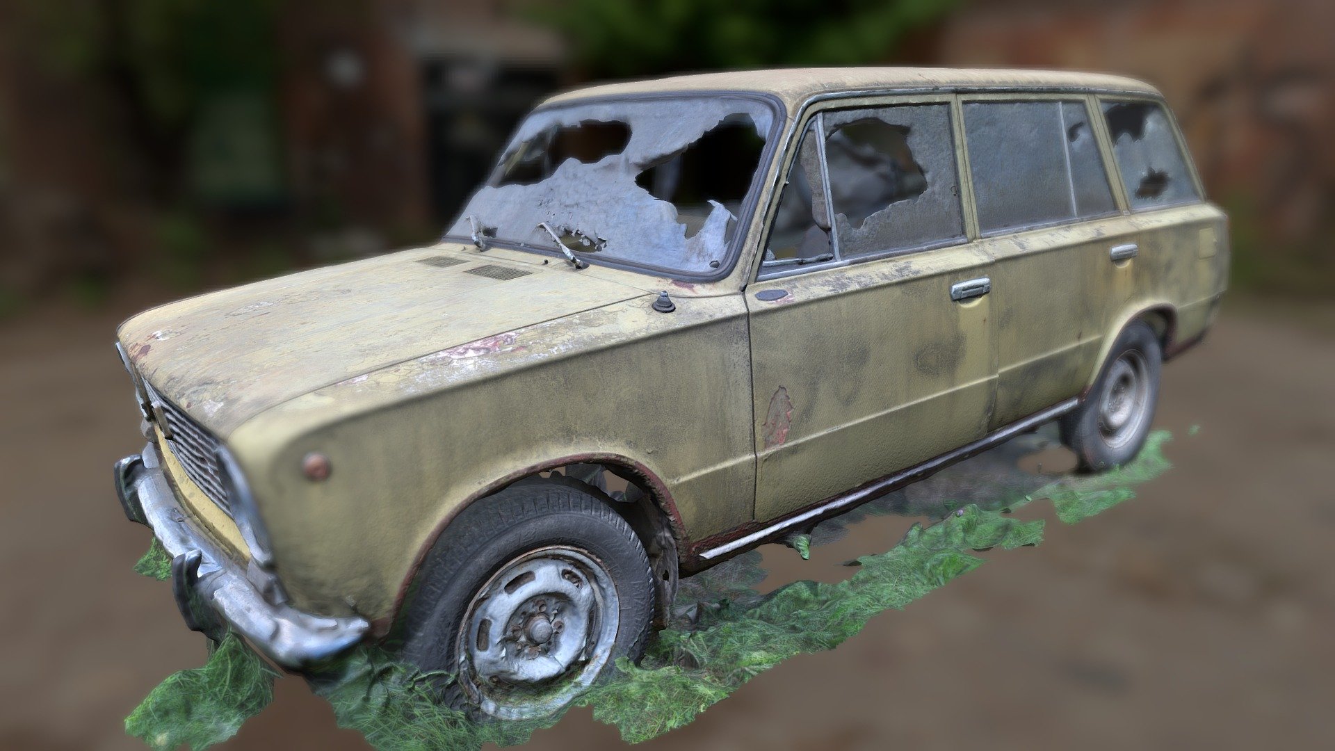 Old Soviet Car - Buy Royalty Free 3D model by Abandoned Scans (@realMrAnderson) [211e423 ...