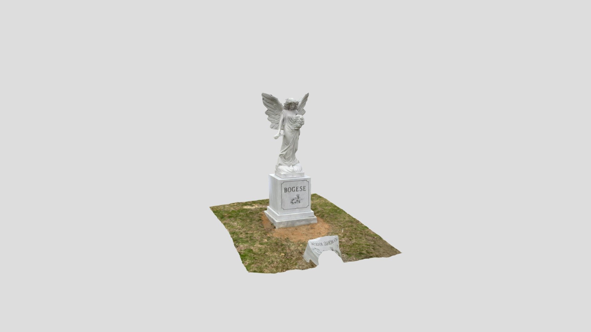 Angel sculpture - 3D model by Virtual Curation Lab (@virtualcurationlab ...