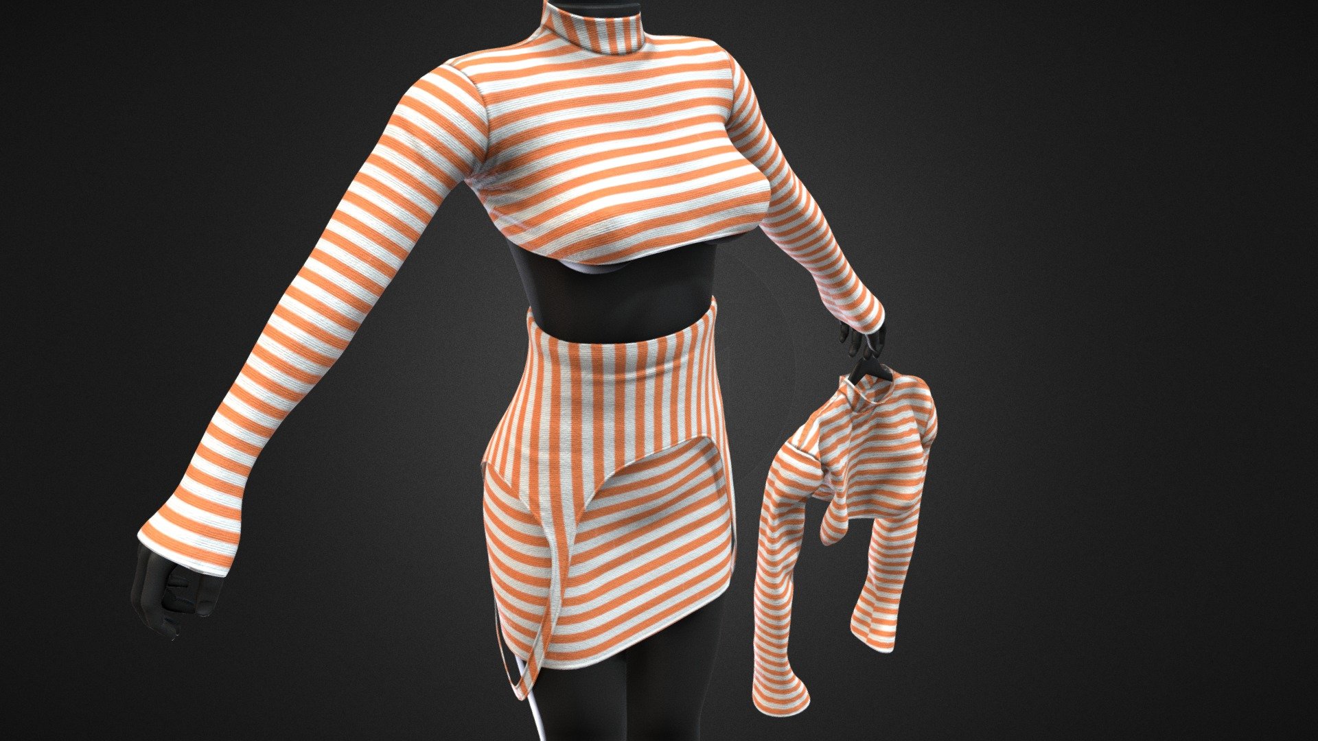 Female Clothing - Buy Royalty Free 3D model by Paris (@AAAAAAAAAbla ...