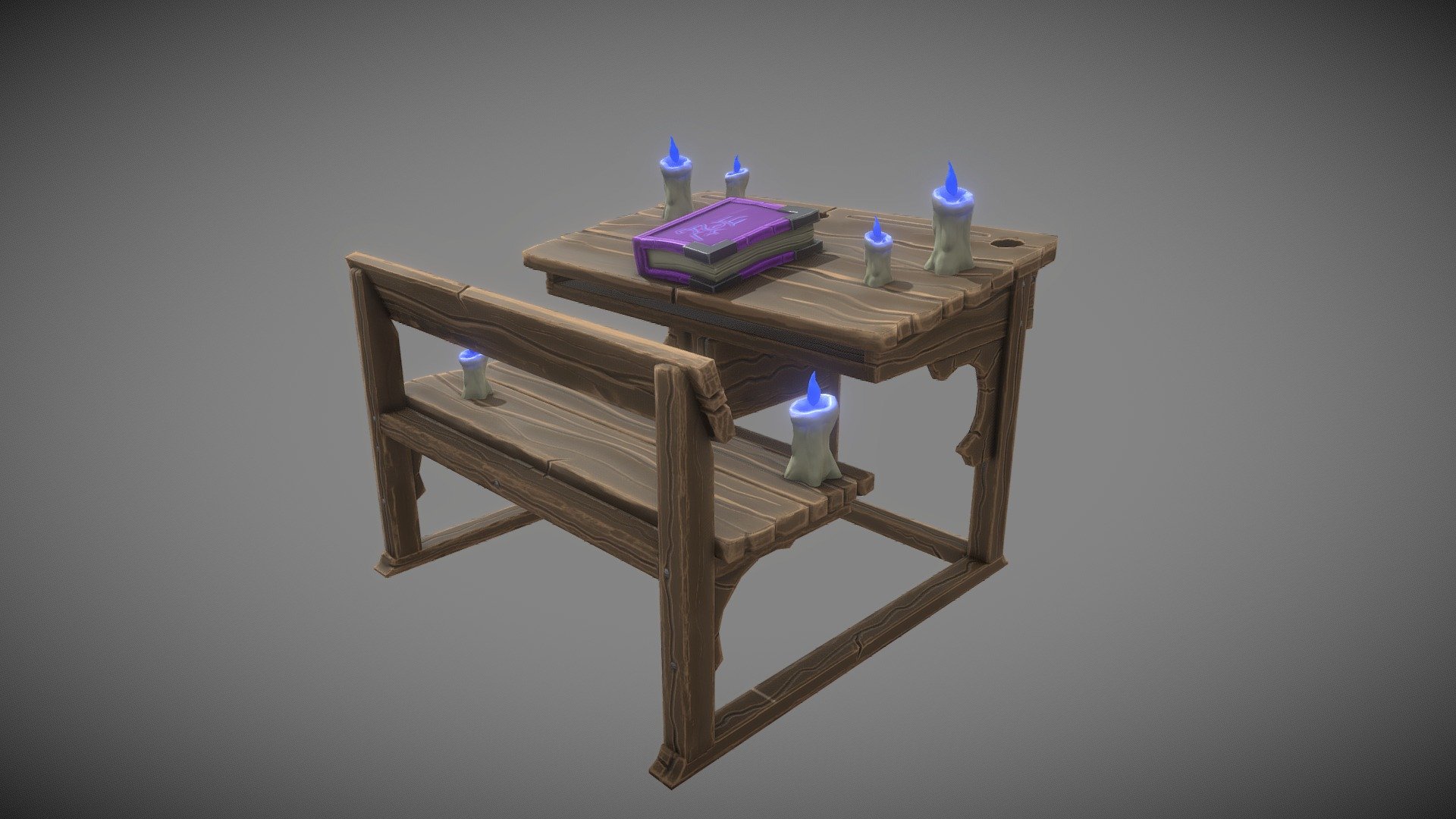 Magic Desk - 3D model by g.planque [2120819] - Sketchfab