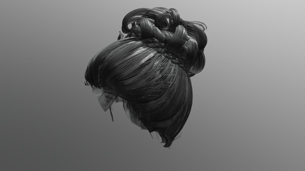 hair - A 3D model collection by Wil8Bit - Sketchfab